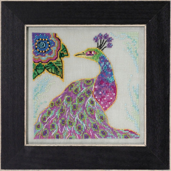 Peacock - Laurel Burch - Mill Hill - Cross Stitch Kit